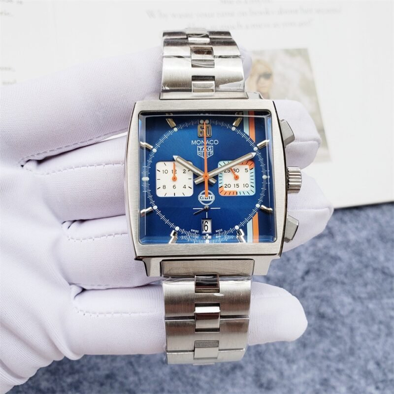 Tag Heuer Monaco Gulf/ Chronograph/ Luxury Tag Watch For Men-s- 39mm ...